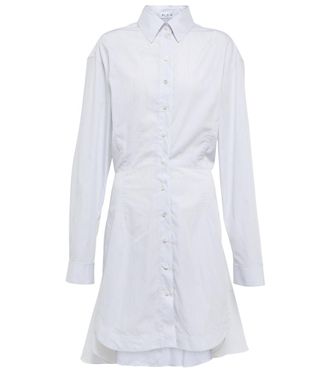 Alaia Alaïa Hemdblusenkleid aus Baumwolle