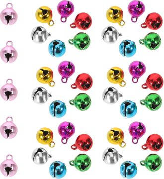 Supvox 200st&uuml;cke Kleine Metallgl&ouml;ckchen f&uuml;r Bastelprojekte Weihnachtsgl&ouml;ckchen als Anh&auml;nger f&uuml;r Schmuck und Haustierhalsb&auml;nder f&uuml;r DIY-weihnachtsdeko