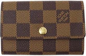 Louis Vuitton unisex, Pre-owned, Brun, Taille: ONE Size Porte-cl&eacute;s en toile Pre-owned