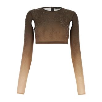 ADĀMO Andrea Adamo Stylisches T-Shirt f&uuml;r M&auml;nner - - Tops - Damen - Braun - XS