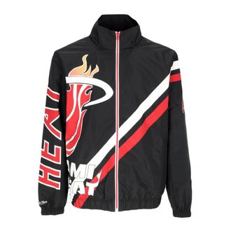 Mitchell & Ness Miami Heat NBA Windbreaker Jacke - - Sport - Herren - Schwarzk - S