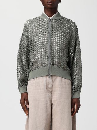 Brunello Cucinelli Pullover BRUNELLO CUCINELLI Damen Farbe Gr&uuml;n