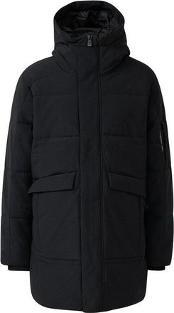 s.Oliver Winterjacke Outdoor-Jacke Wasserabweisender Puffer-Parka mit Kapuze und sportiven Details