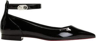 Christian Louboutin Femme, Chaussures, Noir, Taille: 36 EU Lock Ballerina