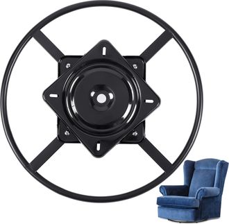 Blulu 61 cm Schwerlast-Liegestuhl, Sofa, Drehring, Basis-Set, Ersatz mit 25,4 cm drehbarem Spätstuhl, Ersatzteile, 360 Grad drehbarer Bodenmechanismus, Lazy