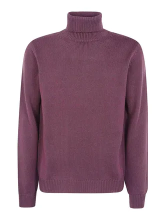 Nuur Pull Col Roul&eacute; - Rose