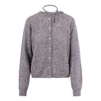 Marco Rambaldi Amorous Braid Cardigan - - Knitwear - Damen - Grau - S
