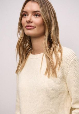 Street One Strickpullover mit U-Boot-Ausschnitt