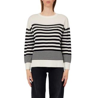 Liu Jo Femme, Pulls, Multicolore, Taille: 38 FR Tricot &agrave; col rond