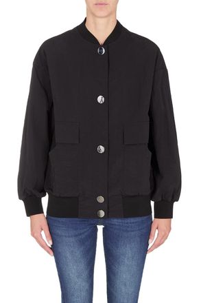 A|X Armani Exchange Unisex Sustainable, Cross Gender, Round Metal Buttons Jacket, Schwarz, M EU