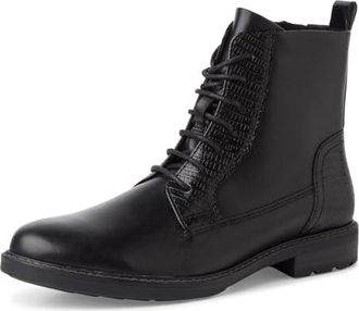 Marco Tozzi Bottines à Lacets pour Femme 2-25102-41 Botte Tendance, Noir/Comb, 41 EU