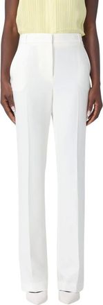 Liu Jo Femme, Pantalons, Blanc, Taille: 44 FR Pantaloni in tessuto tecnico stretch