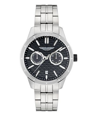 Aston Martin Icon Hdl Herren-Silberarmbanduhr MTIH2S603