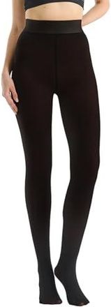 Generic Collants doubl&eacute;s en polaire pour femme - Collants thermiques - Collants opaques pour lhiver - Chauds - Collants &eacute;pais - Porte-jarretelles pour femme -