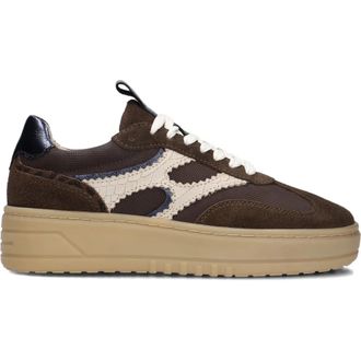 Notre-V Braune Wildleder-Sneaker mit niedrigem Schaft - - Shoes - Damen - Braun - 43 EU