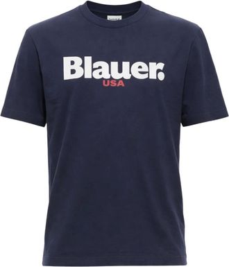 Blauer Homme, Tops, Bleu, Taille: XL Ernst T-shirt
