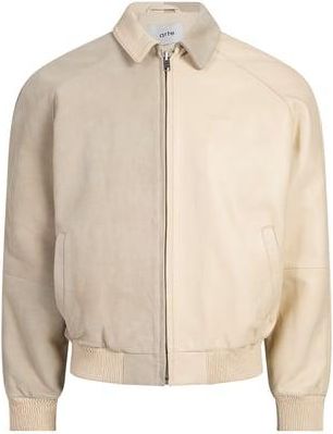 Arte Blouson &agrave; logo en cuir