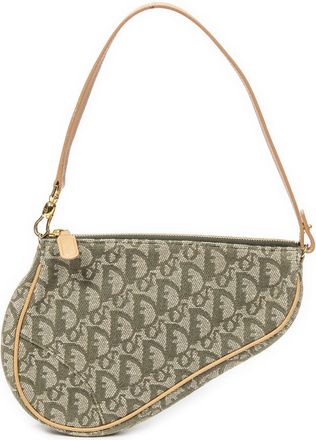 Dior Crossbody Bags - Mini Saddle Pochette - Gr. unisize - in Gr&uuml;n - f&uuml;r Damen