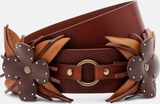 Isabel Marant Ceinture Aska en cuir &agrave; appliqu&eacute;s