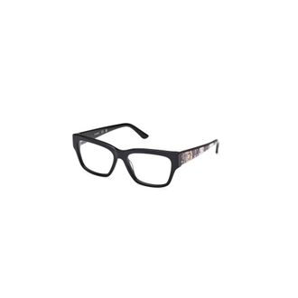 Guess Rechteckige modische Brille mit Animal-Print - - Accessories - Damen - Schwarzk - 51 MM