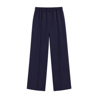 Liviana Conti Pantalon large - Femme - Pantalons - Bleu - Taille: 42 FR