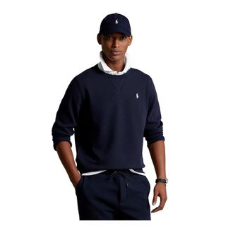 Ralph Lauren Homme, Sweatshirts et sweats &agrave; capuche, Bleu, Taille: M Pull Polo bleu fonc&eacute;
