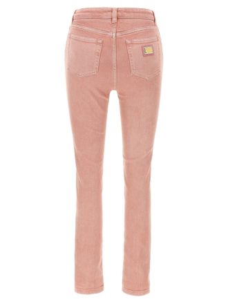 Dolce & Gabbana Womens Multicolor Cotton High-Waisted Jean Clothing