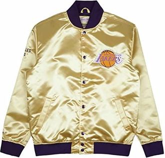 Mitchell & Ness M&N Lightweight Satin Veste - Los Angeles Lakers gold