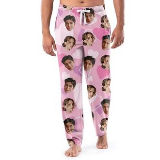 Generic Pantalon de pyjama personnalis&eacute; pour homme et femme avec cordon de serrage et poche, cadeaux personnalis&eacute;s pour amoureux, papa, maman, famille, 5 Past