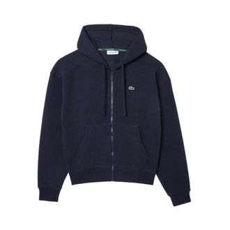 Lacoste Double Face Pique Hoodie - - Sweatshirts & Hoodies - Damen - Blau - M