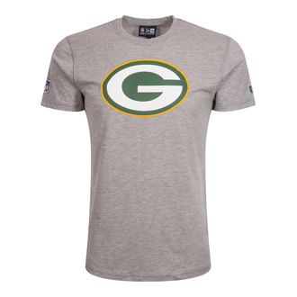 New Era Green Bay Packers NFL Team Logo Grau T-Shirt - XXL