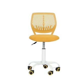 Furniture R 1 Ensemble Chaise de Bureau réglable en Hauteur, Chaise pivotante avec Design de Dossier à Petit Trou, Bureau sans accoudoirs Chaise de Bureau, Bureau