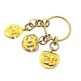 Chanel Pre-owned Metall schlsselhalter - - Pre-owned - Damen - Gelb - ONE SIZE