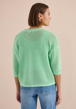 Cecil Kurzarmpullover mit V-Ausschnitt
