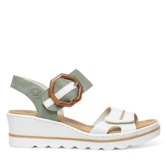 Rieker Sandalen Rieker 67476-81 Gr&uuml;n