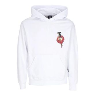 PROPAGANDA Wei&szlig;er Kapuzenpullover mit Fronttasche - - Sweatshirts & Hoodies - Herren - Wei&szlig; - L