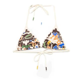 Alemais Femme, Maillots de bain, Multicolore, Taille: 36 FR Maroc Triangle Bikini Top