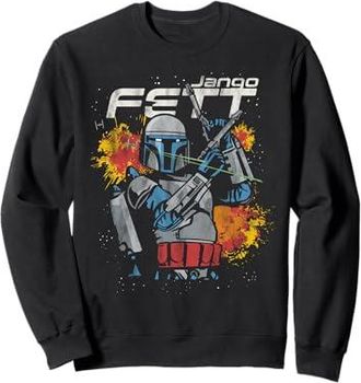 Star Wars Jango Fett Hero Blasters Mandalorian Prequel Sweatshirt