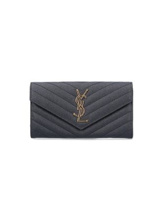 Saint Laurent Cassandre Quilted Wallet