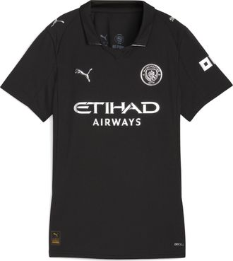 Puma Maillot ext&eacute;rieur 2025/26 Manchester City femme, Accessoires, Noir, XXS