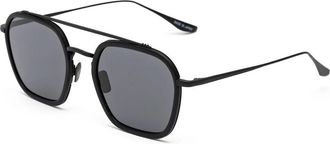 Belstaff Homme, Accessoires, Noir, Taille: ONE Size Lunettes de Soleil en Acier Inoxydable Noir