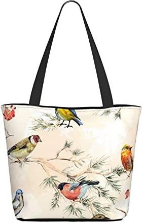 AOOEDM Animal Birds Ladies Shopping Bag 13x11x7in.Le cadeau parfait pour la Saint-Valentin.Cest de la Saint-Valentin pour maman, fille, &eacute;pouse, etc