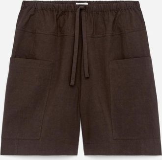 Arket Shorts Mit Aufgesetzten Taschen -Braun