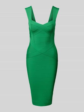 Lipsy Knielanges Cocktailkleid mit Strukturmuster