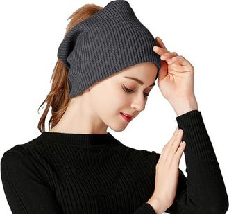 Generic Robes de cou fantaisie &eacute;charpe chaude pour homme et femme, gris fonc&eacute;, Taille unique