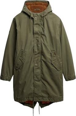 Superdry Homme Parka Militaire, Shooting Olive, L