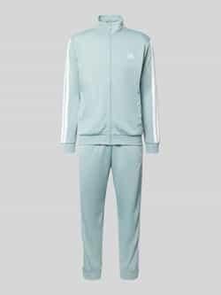 adidas Regular Fit Sweat-Anzug mit Kontraststreifen