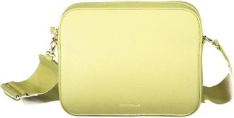 Coccinelle Femme, Sacs, Jaune, Taille: ONE Size Sac Bandouli&egrave;re Jaune avec Fermeture &Eacute;clair