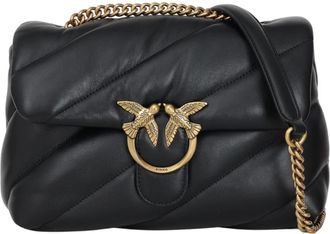Pinko Pinko, Femme, Sacs, Noir, Taille: ONE Size Classic Love Bag Puff