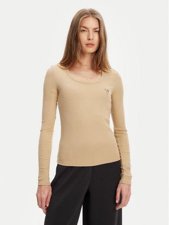 Guess Bluse V4BP07 K8RT2 Beige Regular Fit